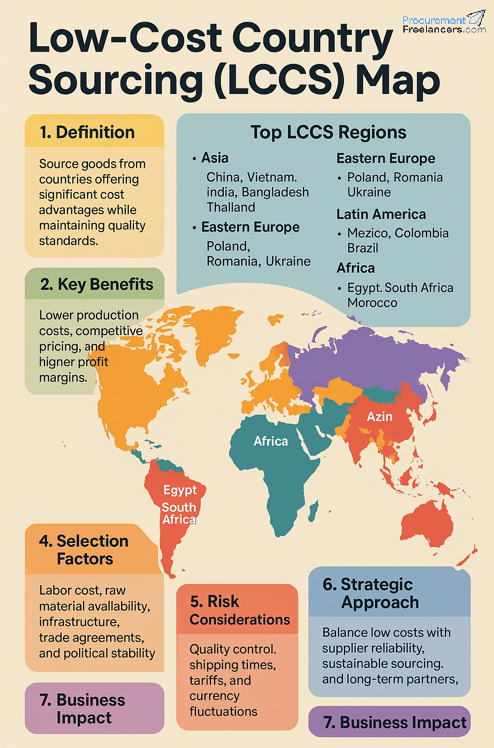 Infographic – Low-Cost Country Sourcing (LCCS) Map - News & Updates ...