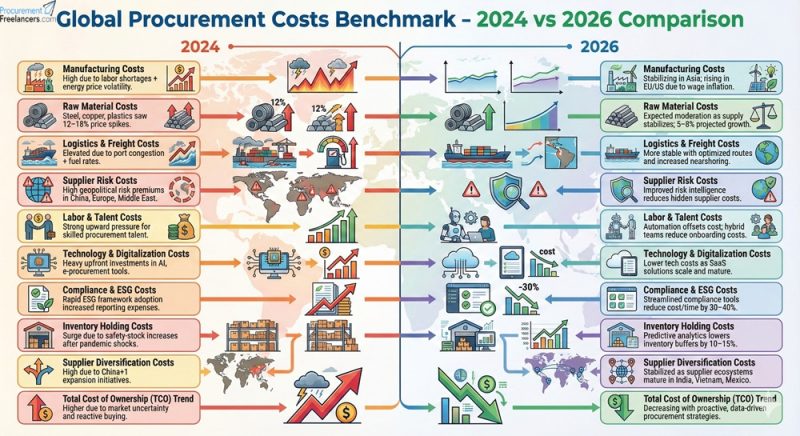 Global Procurement Costs Benchmark—2024 vs. 2026 Comparison - News ...